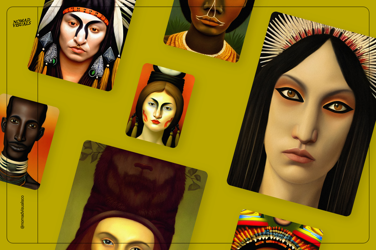 Portraits Vol 04 On Yellow Images Creative Store 111221
