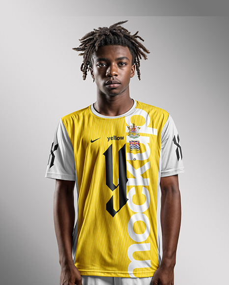 A Soccer Player with Dreadlocks Wearing a Soccer Jersey Mockup - Free ... A Soccer Player with Dreadlocks Wearing a Soccer Jersey Mockup - Free ...